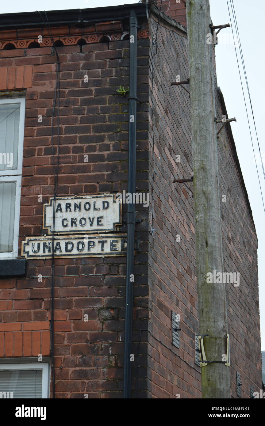 Arnold Grove Liverpool, childhood home of George Harrison Stock Photo ...