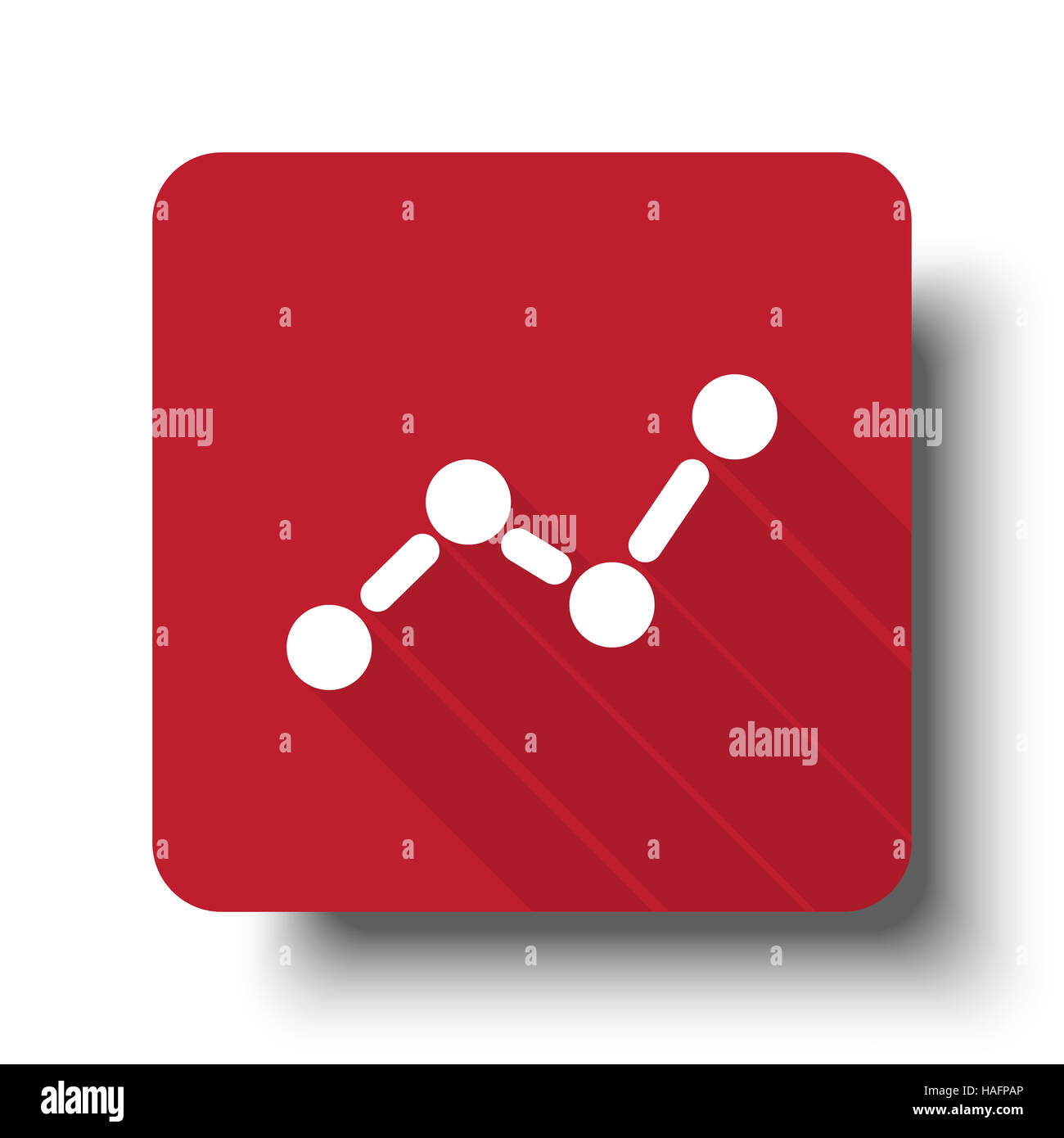 Flat graph web icon hi-res stock photography and images - Alamy