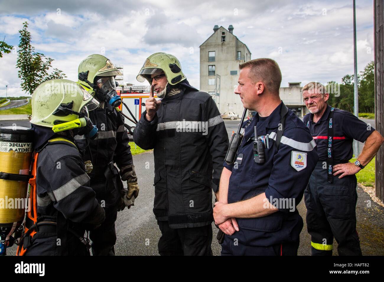 SDIS 37 FIRE DEPARTMENT TRAINING CENTER Stock Photo - Alamy