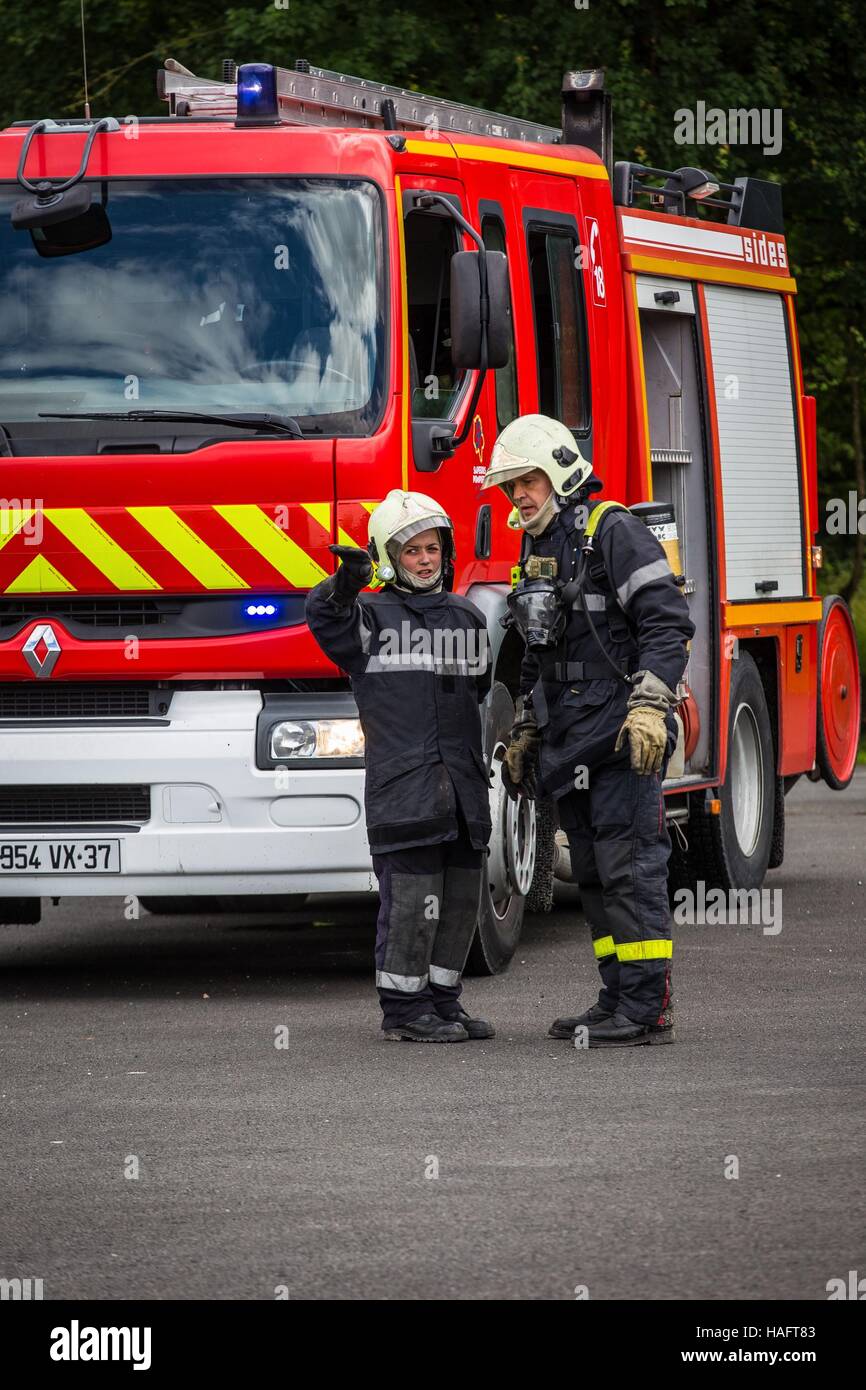 SDIS 37 FIRE DEPARTMENT TRAINING CENTER Stock Photo - Alamy