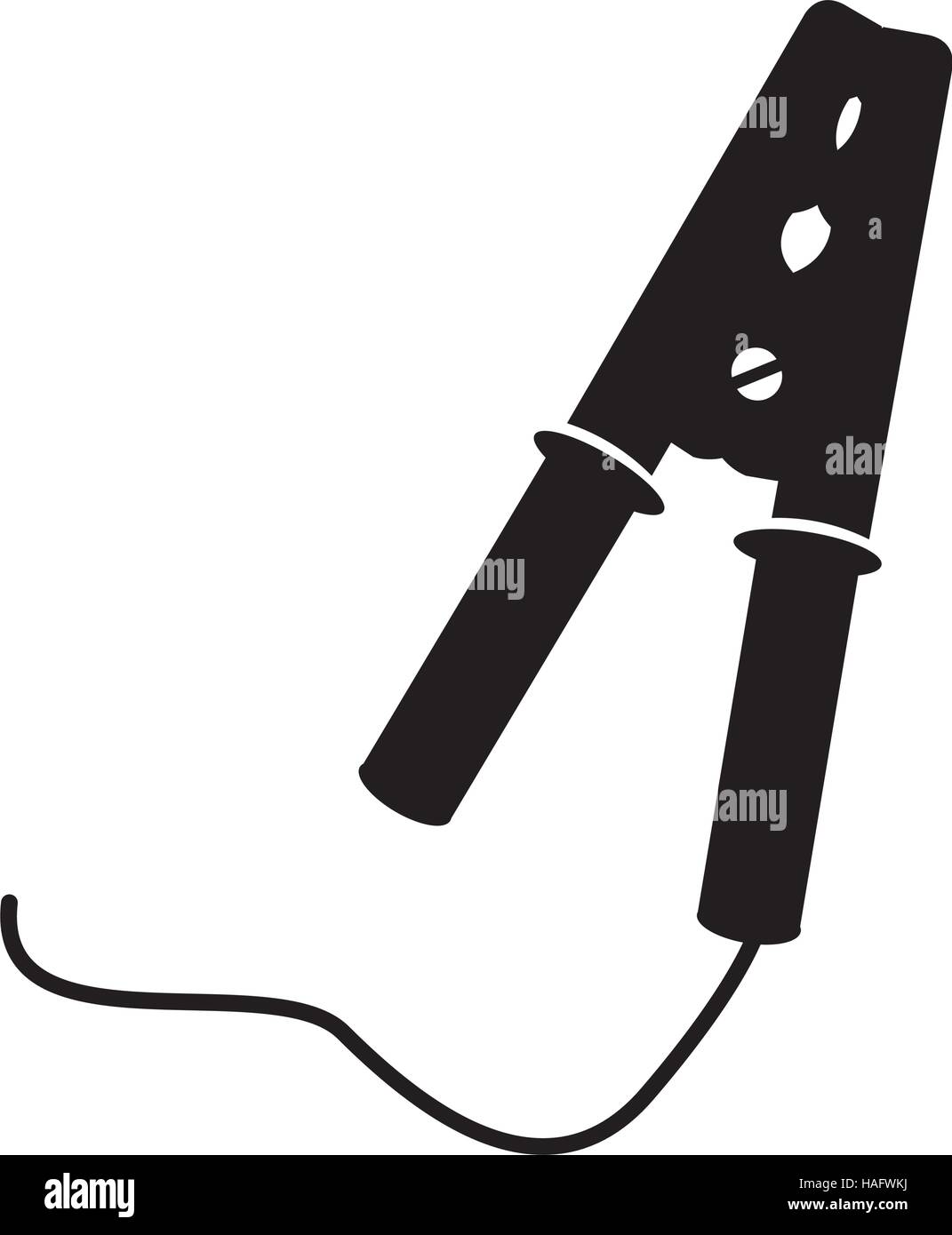 Cable clamps Stock Vector Images - Alamy