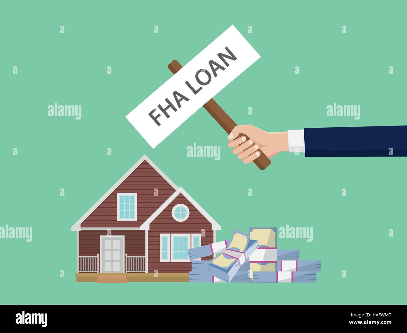 Fha loan Stock Vector Images - Alamy