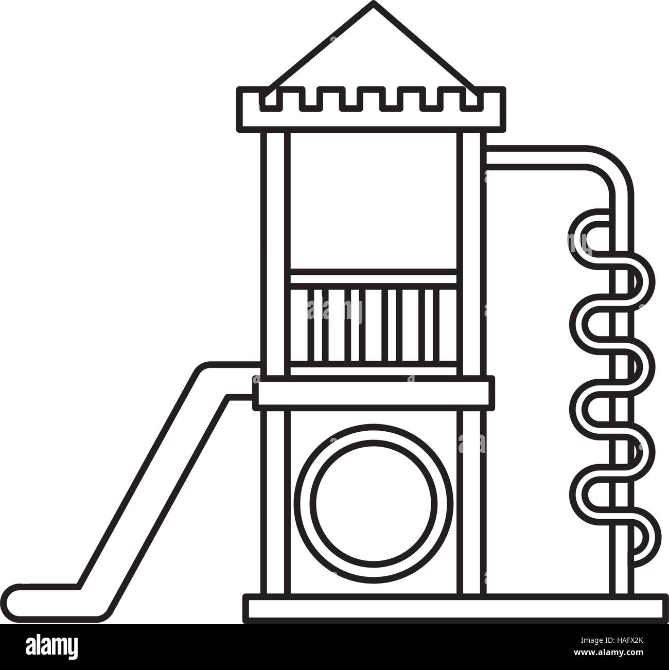 Playground games isolated icon vector illustration design Stock Vector ...
