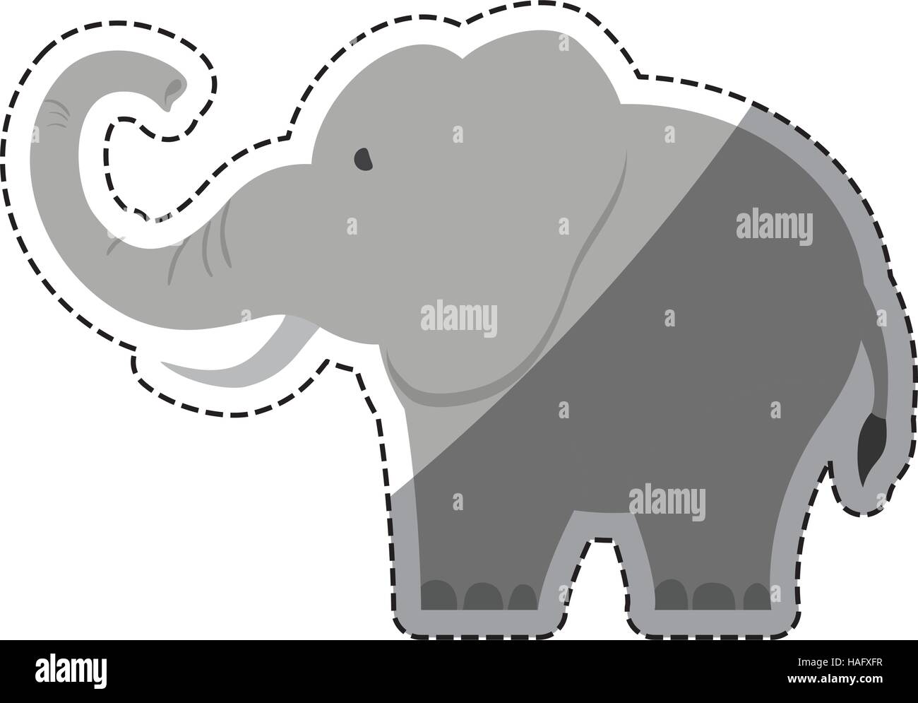 isolated elephant cartoon Stock Vector Image & Art - Alamy