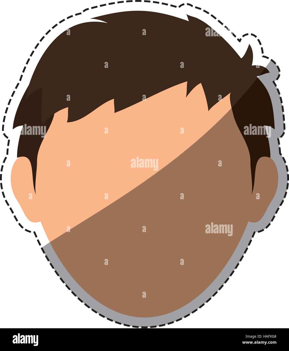 Faceless men cartoon hi-res stock photography and images - Alamy