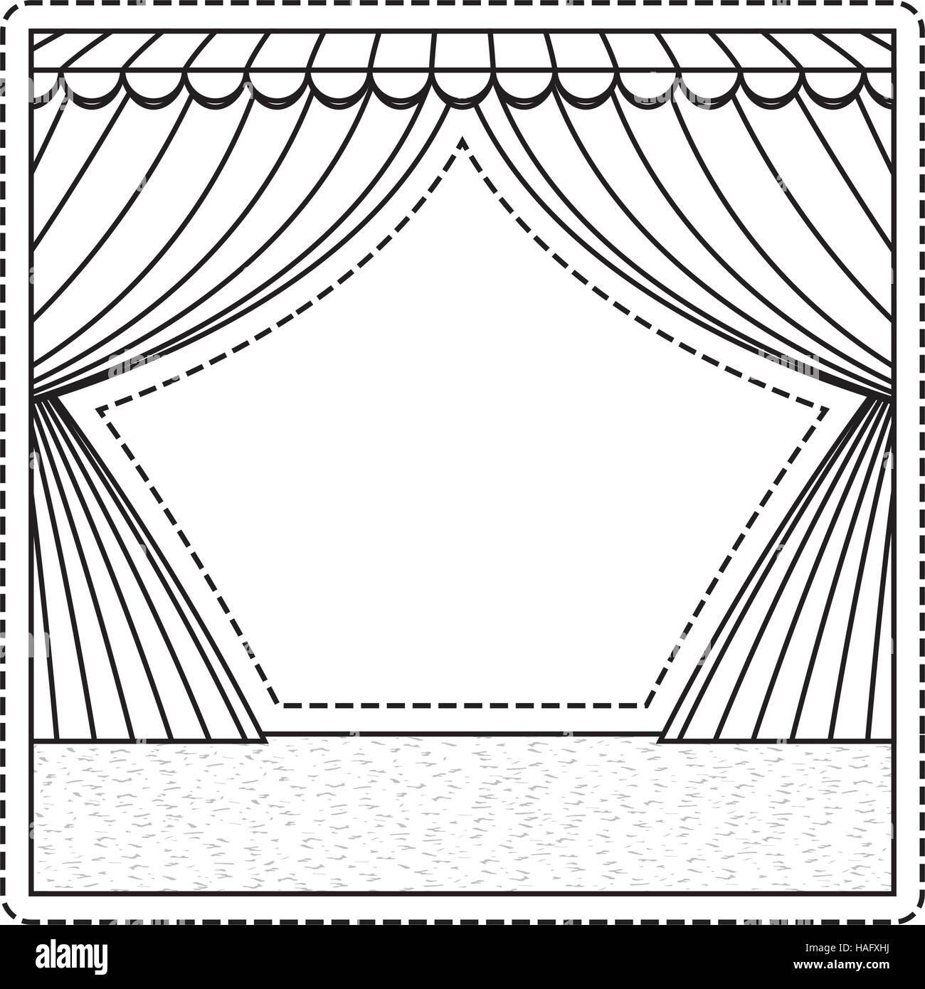 circus curtain raises Stock Vector Image & Art - Alamy