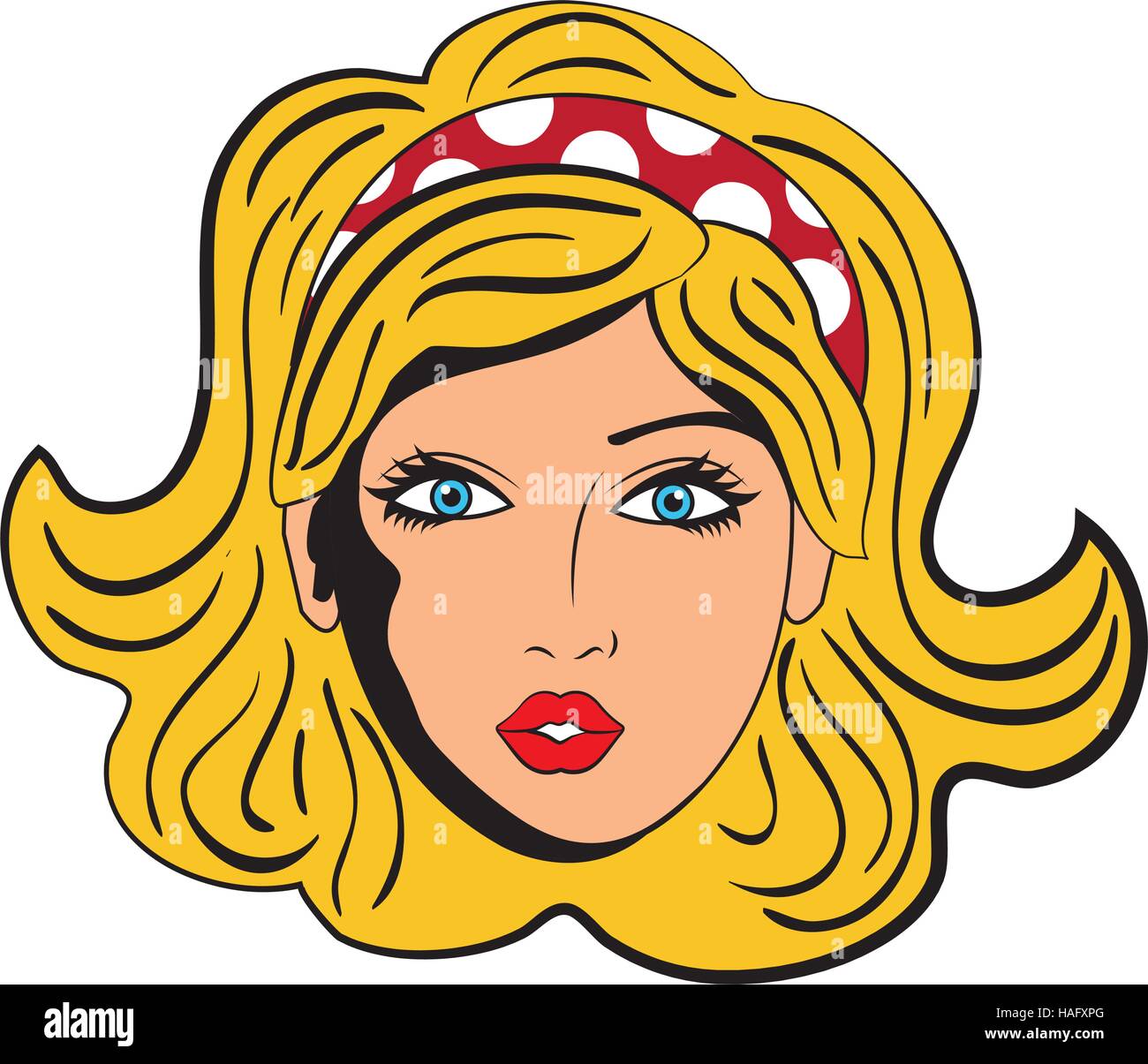 Woman comic face Stock Vector Image & Art - Alamy