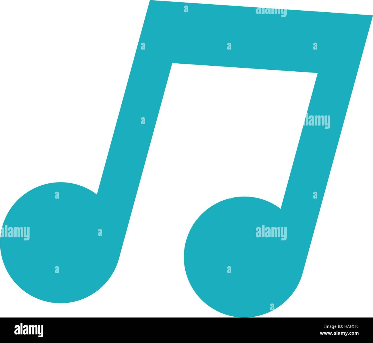 Isolated music note Stock Vector Image & Art - Alamy