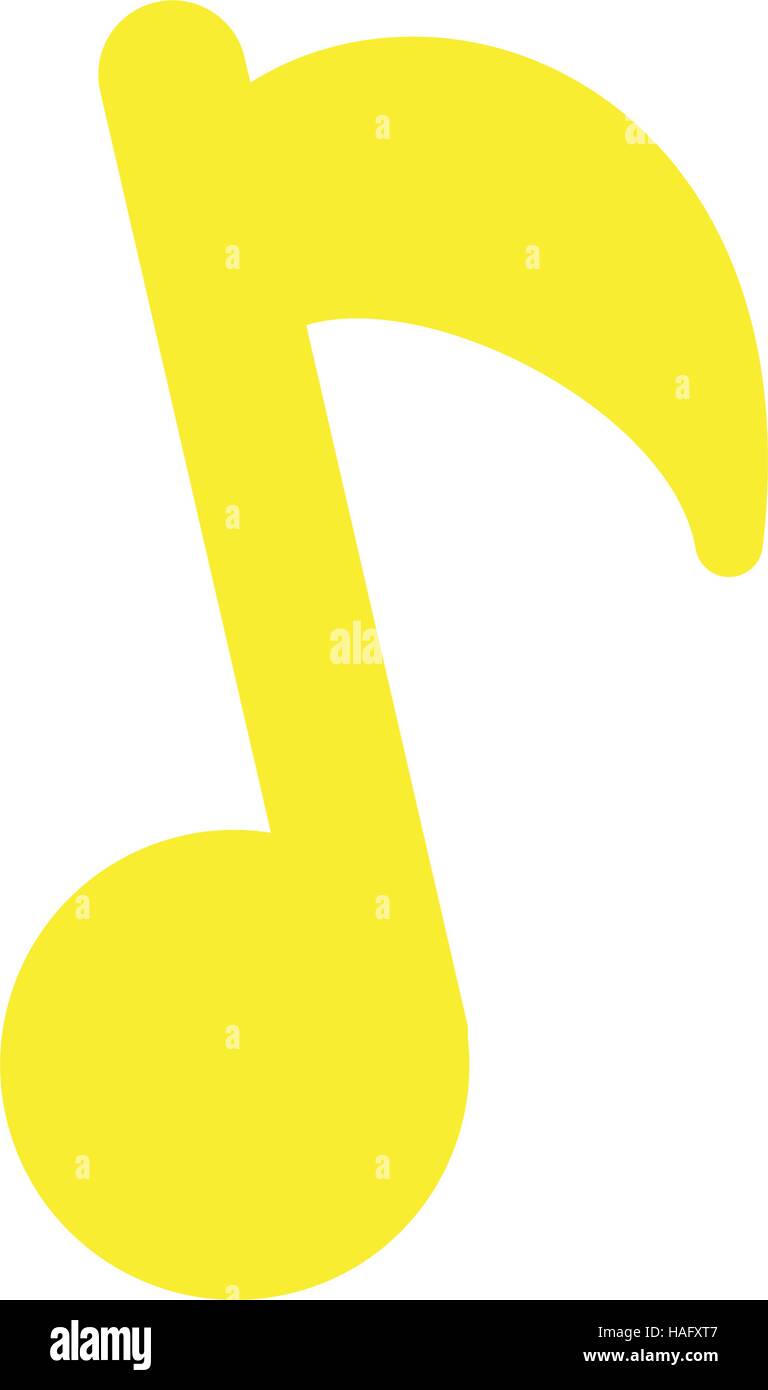 Isolated music note Stock Vector Image & Art - Alamy