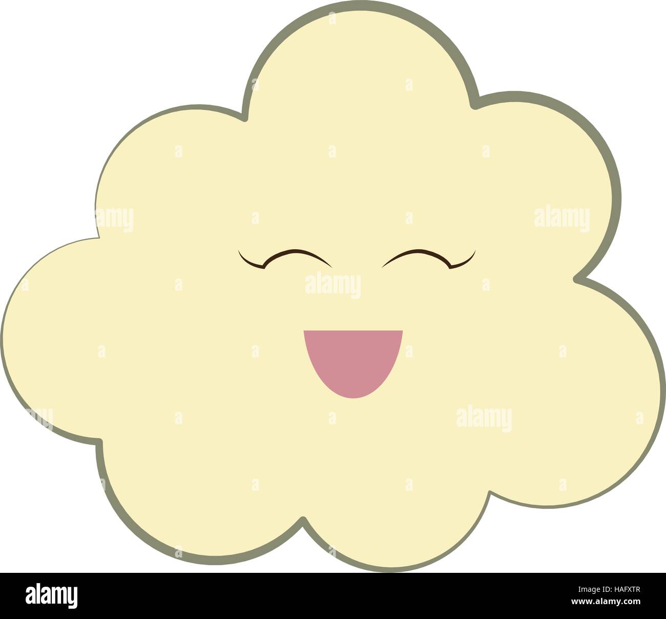 Funny cloud cartoon Stock Vector Image & Art - Alamy