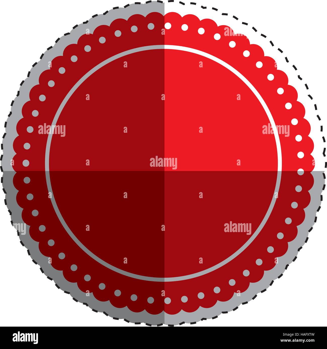Round label insignia Stock Vector Image & Art - Alamy