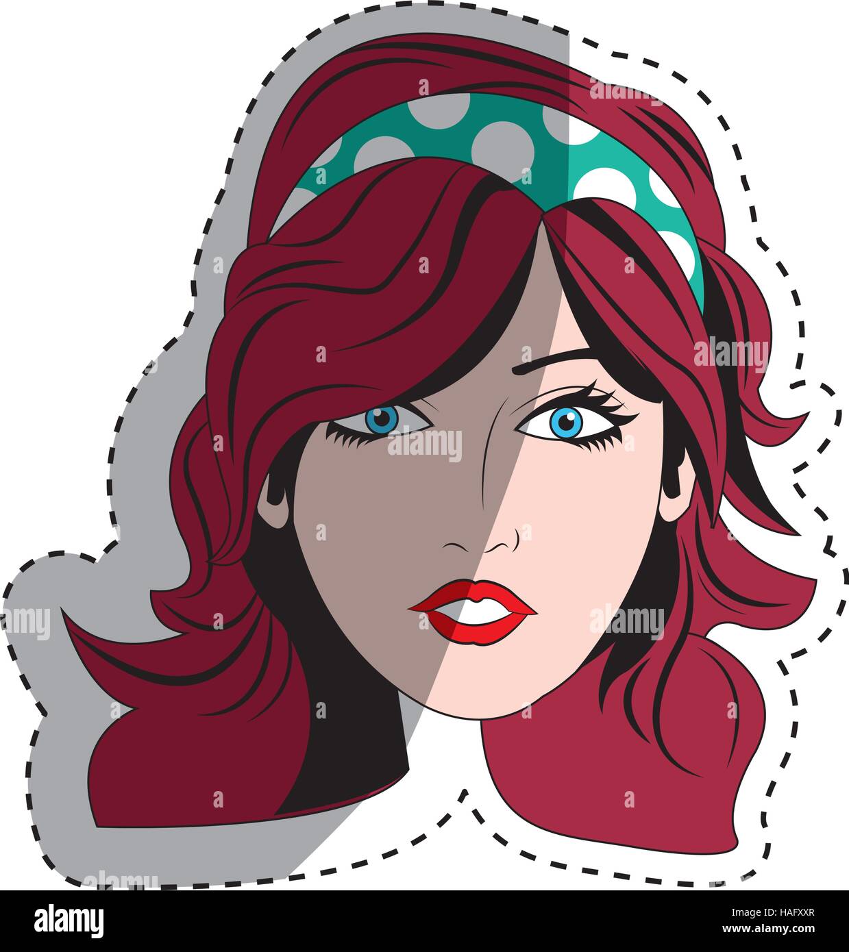 Woman comic face Stock Vector Image & Art - Alamy