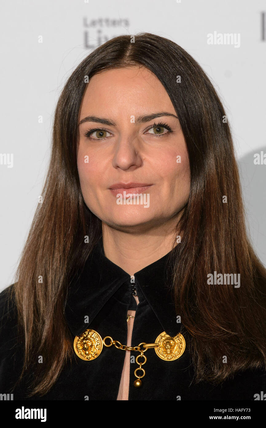 Gabriele Hackworthy attending the Letters Live Black Tie Gala Dinner ...