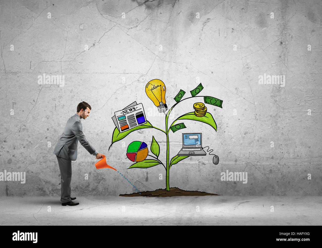 Make your income grow Stock Photo - Alamy