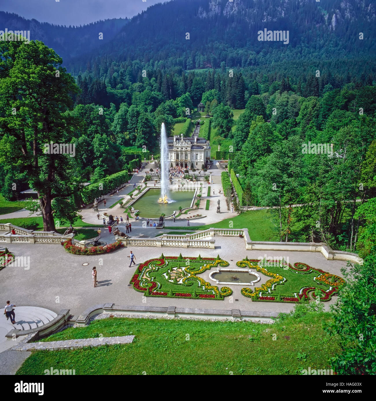 Palace Linderhof, Germany Stock Photo - Alamy