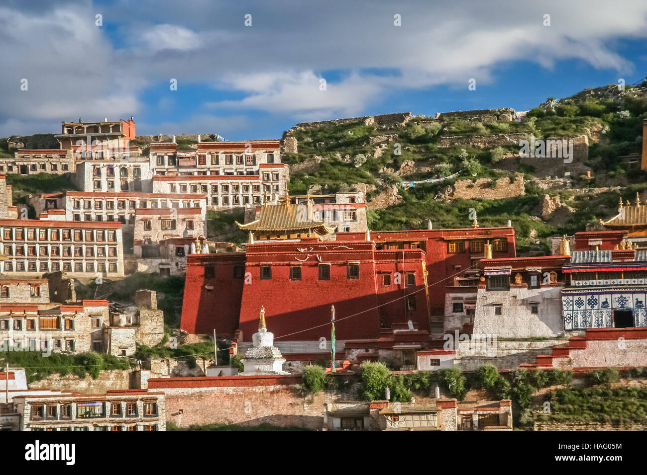 Gyantse monastery near Lhasa in central Tibet Stock Photo - Alamy