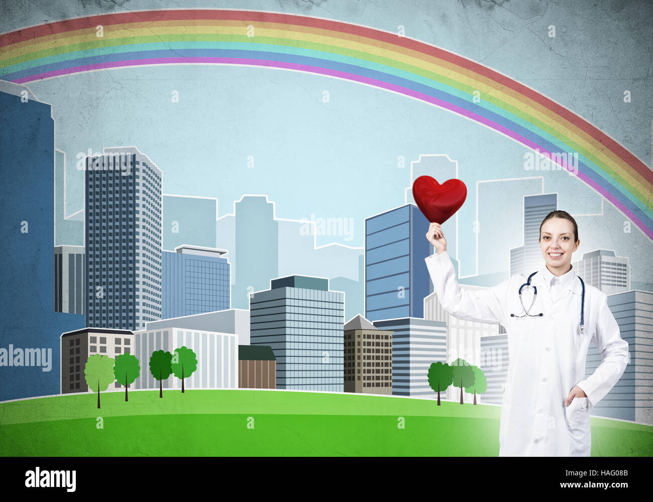 Check your heart health Stock Photo - Alamy