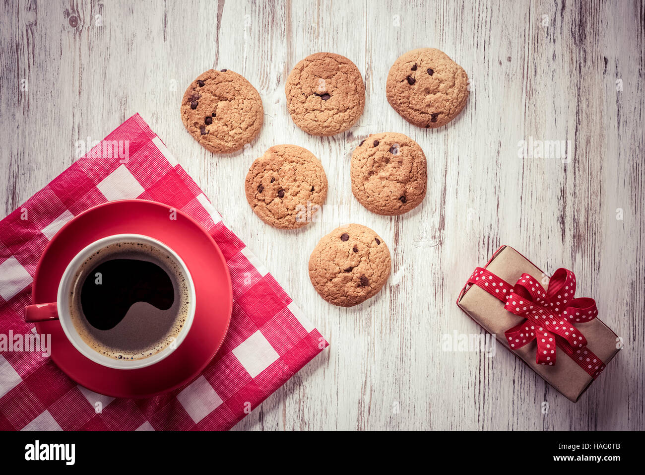 Cup of refreshing coffee Stock Photo - Alamy