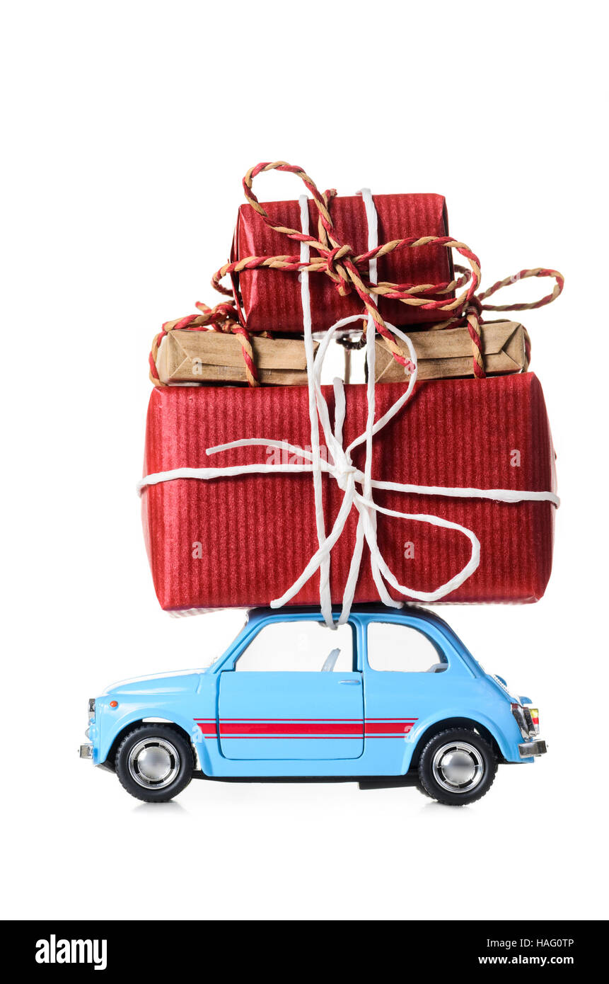 Delivery christmas gifts new Cut Out Stock Images & Pictures - Alamy