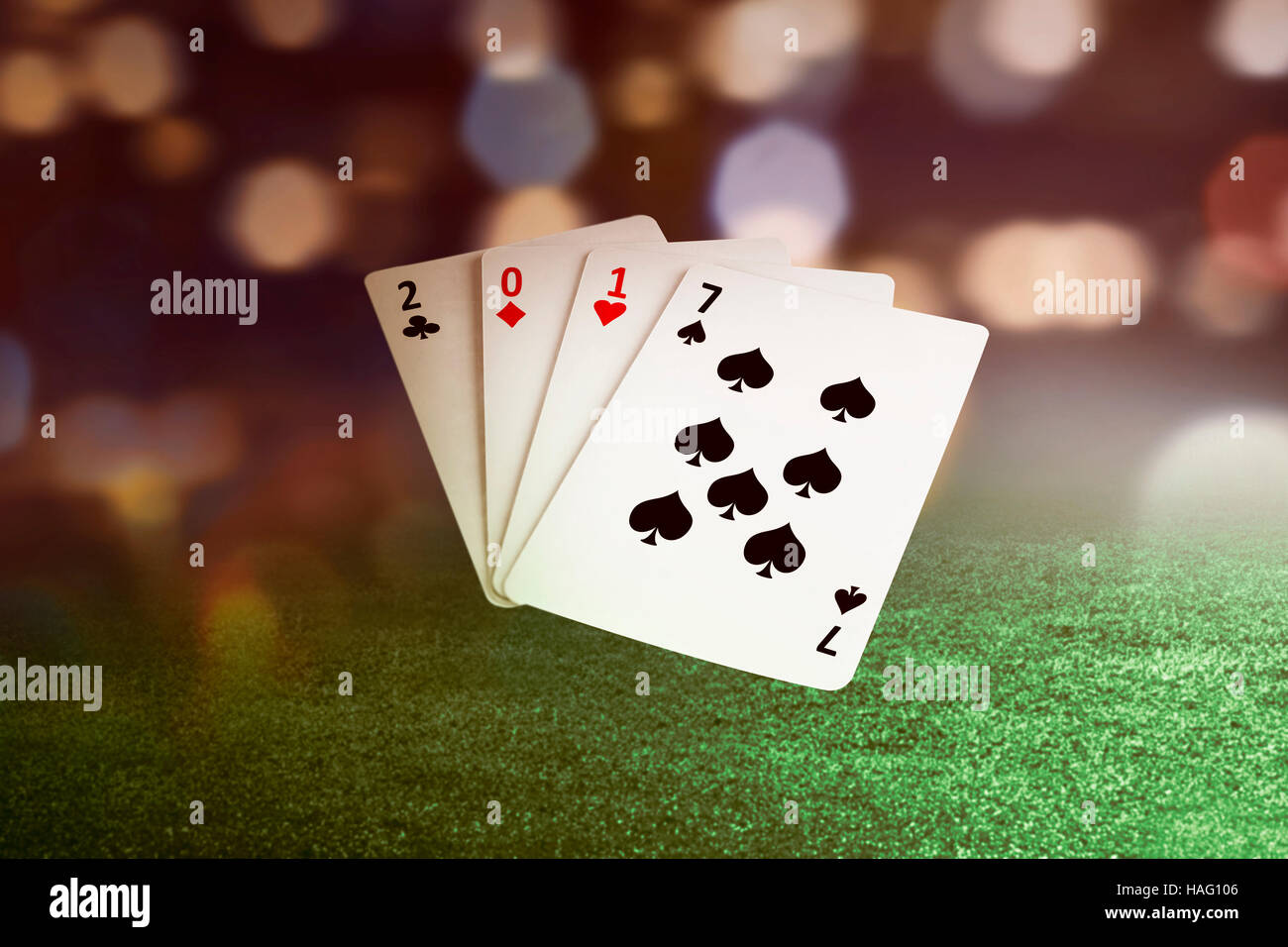 Four Aces on white background Stock Photo - Alamy