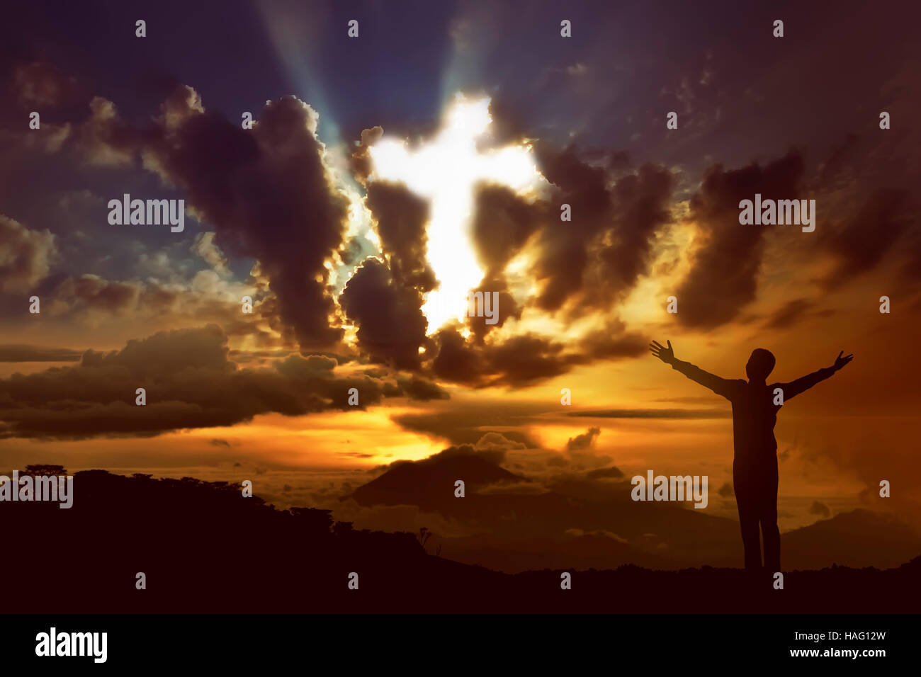 Man Praying To God