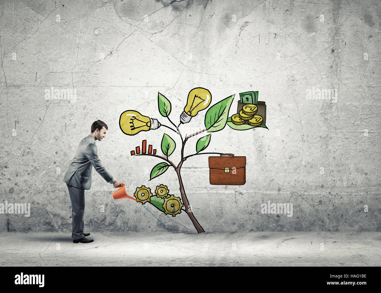 Make your income grow Stock Photo - Alamy