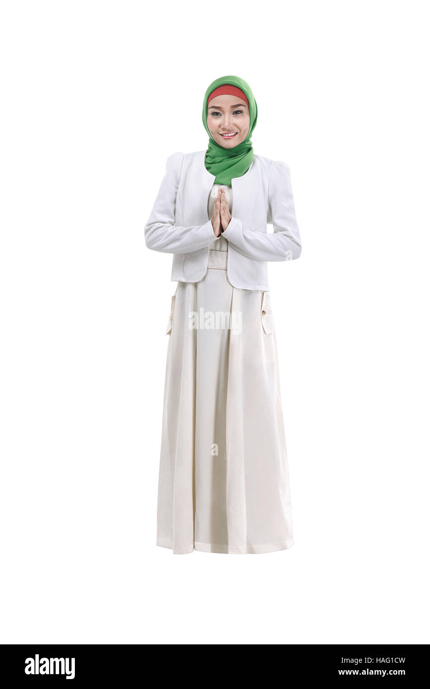 Muslim woman posing Cut Out Stock Images & Pictures - Alamy