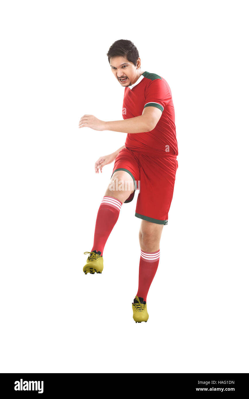 Man foot kick hi-res stock photography and images - Alamy