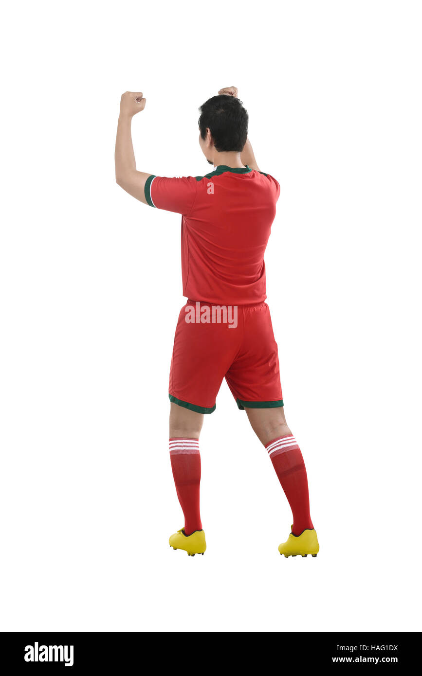 Soccer player back view hi-res stock photography and images - Alamy