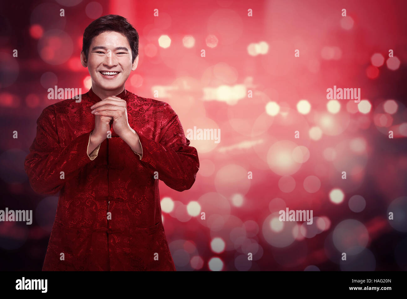 Chinese man in cheongsam suit hi-res stock photography and images - Alamy