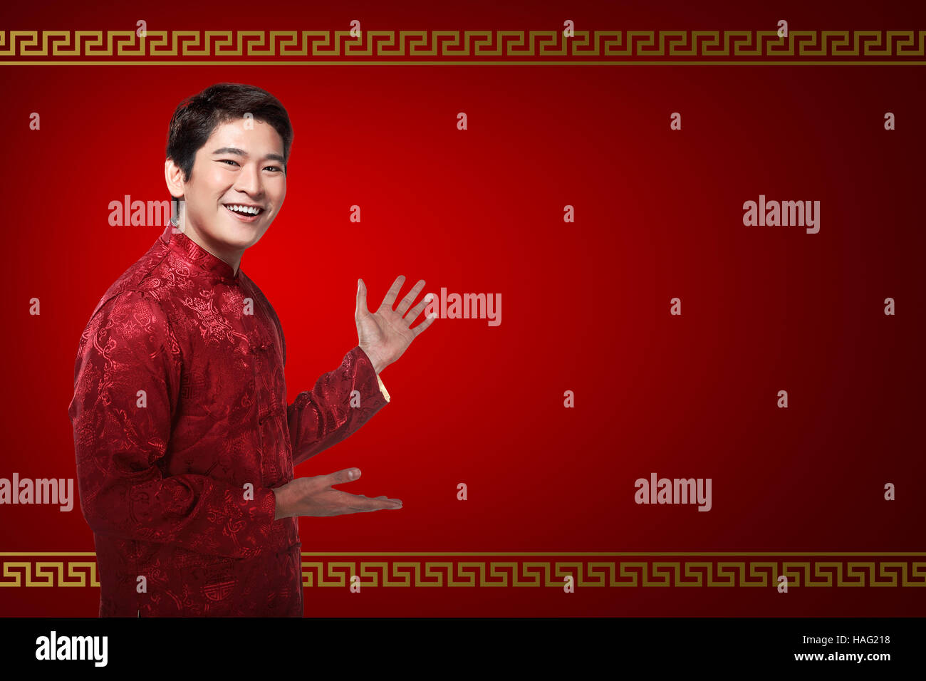 Chinese man in cheongsam suit hi-res stock photography and images - Alamy