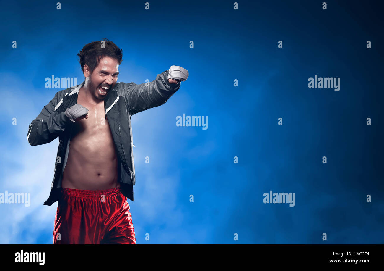 Young asian man boxer doing hi-res stock photography and images - Alamy