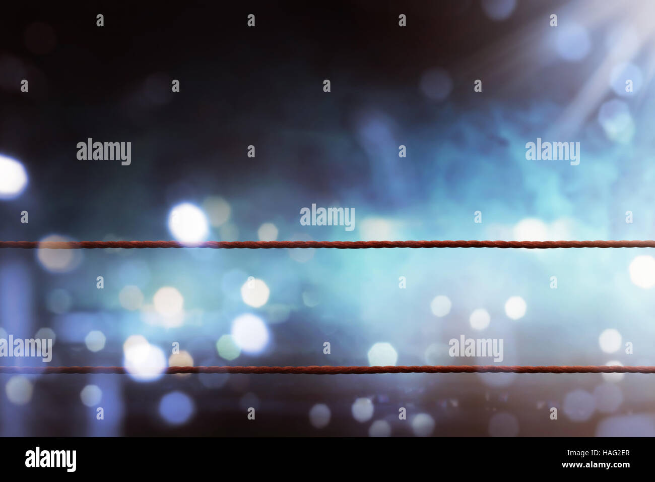 Empty boxing ring hi-res stock photography and images - Alamy