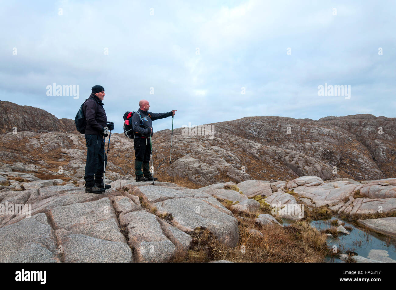Walking in Bluestack Mountains, County Donegal, Ireland Stock Photo - Alamy