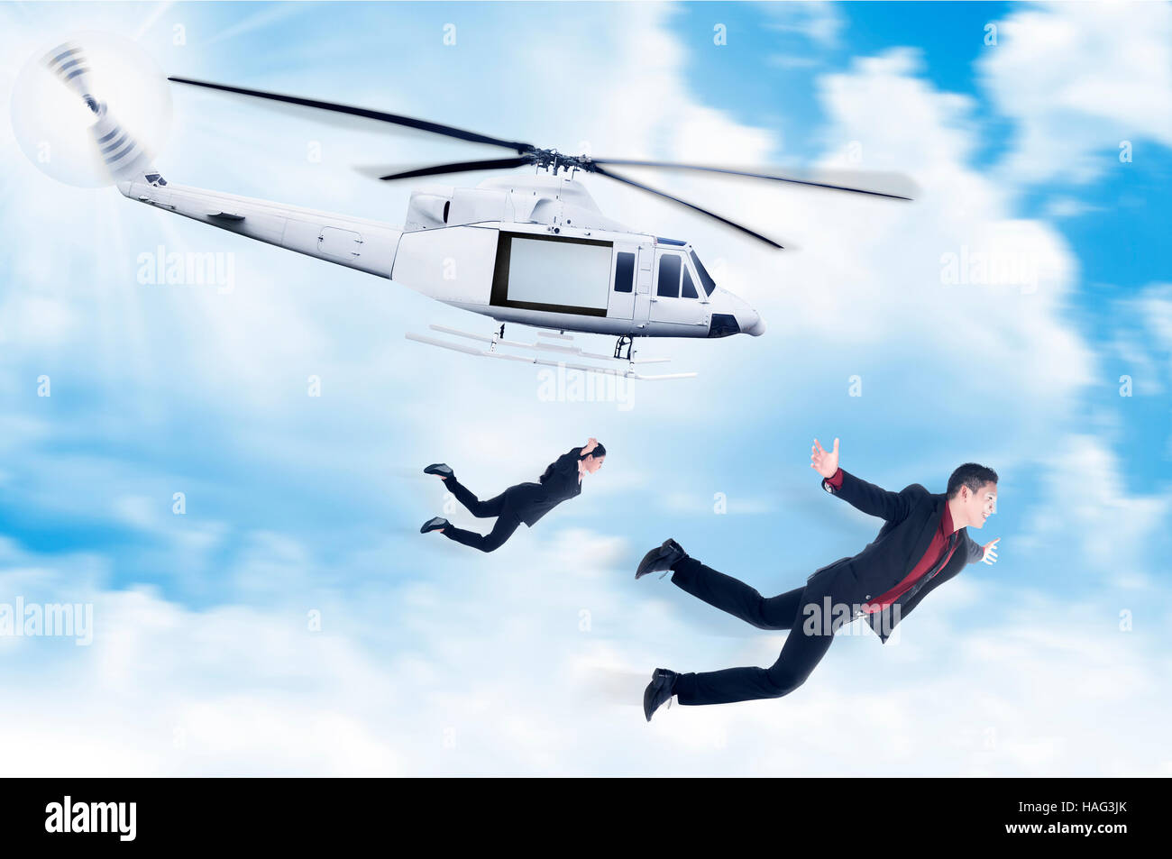 Helicopter jump hi-res stock photography and images - Alamy
