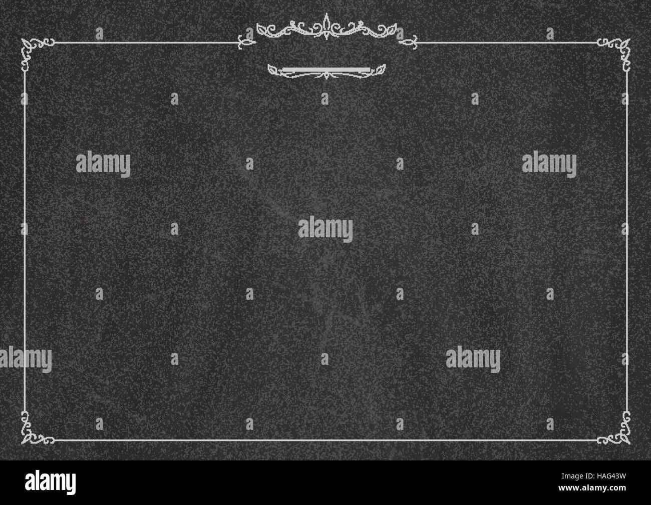 Cafe menu retro blackboard background Stock Vector Image & Art - Alamy