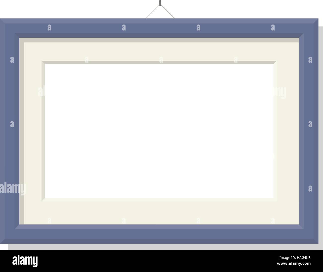 Empty vintage frame on Stock Vector Images - Alamy