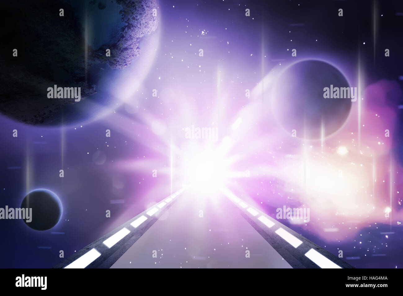 Virtual outer space. Cyberspace background. You can put your design on ...