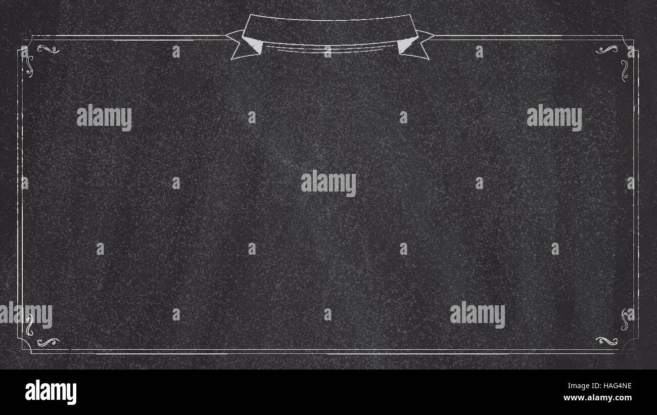 Cafe menu retro blackboard background Stock Vector Image & Art - Alamy