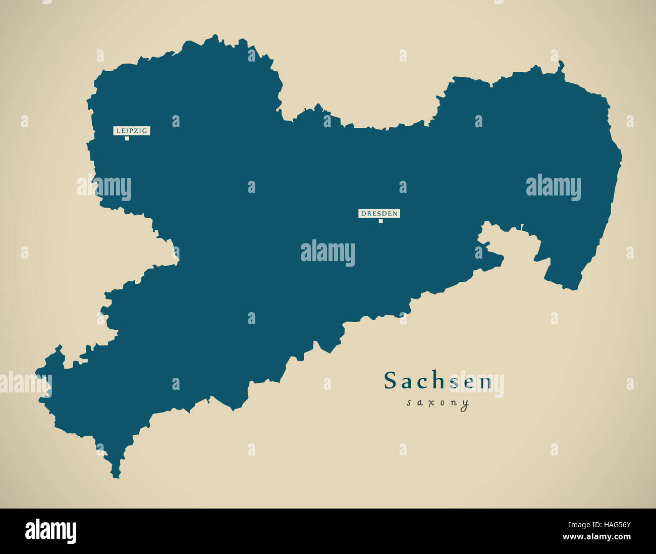 Sachsen Map High Resolution Stock Photography and Images - Alamy