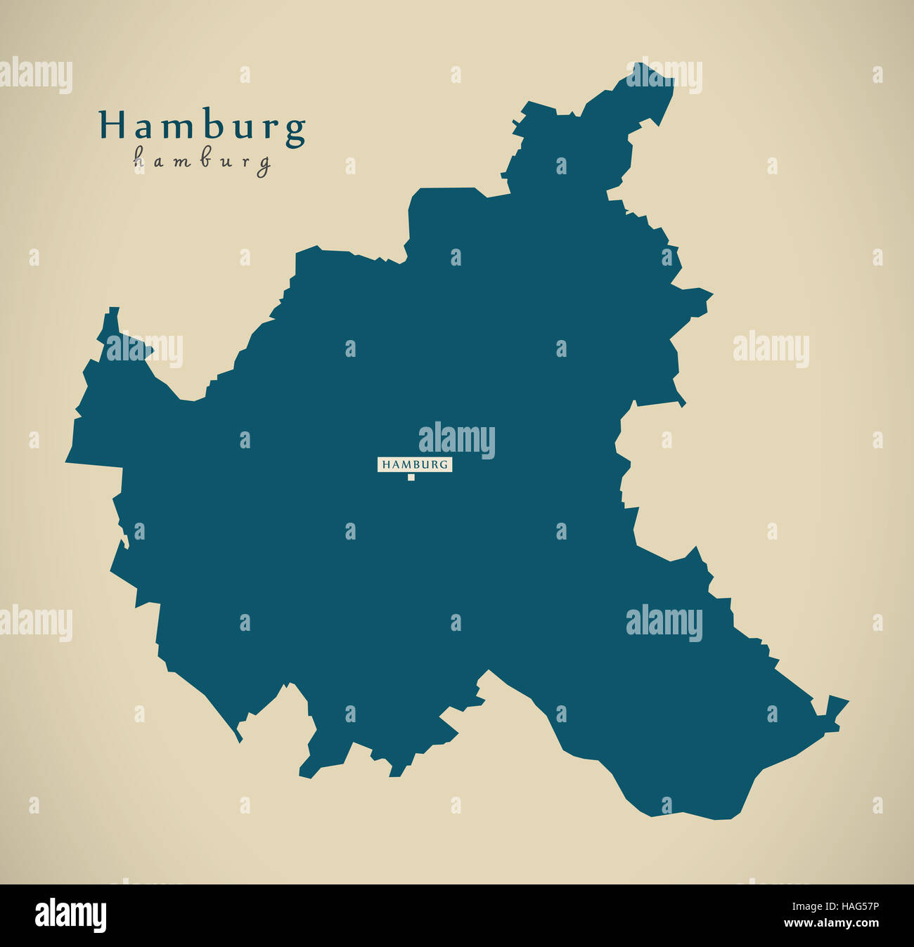 Hamburg map hi-res stock photography and images - Alamy