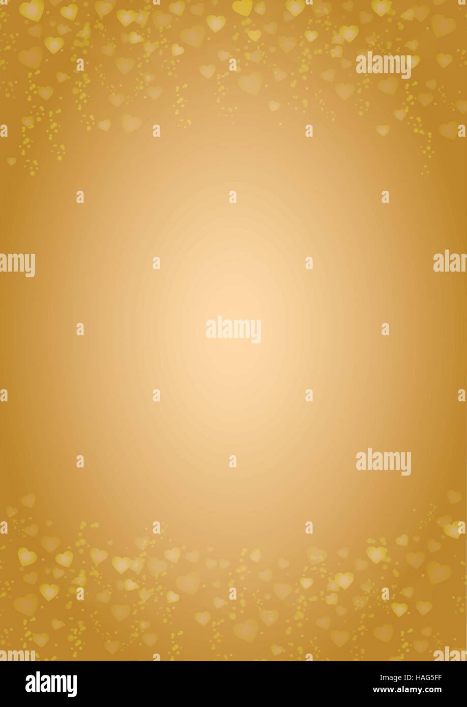 A4 size vertical purple background with hearts header and footer Stock ...