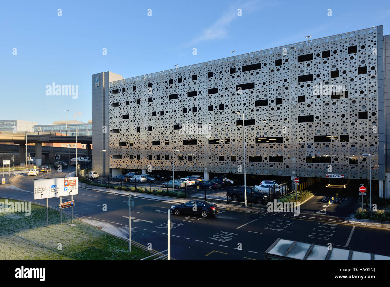 Hydro multi-storey car park locally known as the "cheese grater" in ...