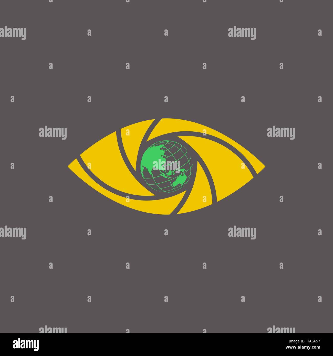 Eye Shutter Vector Logo Design Template Stock Vector Image & Art - Alamy