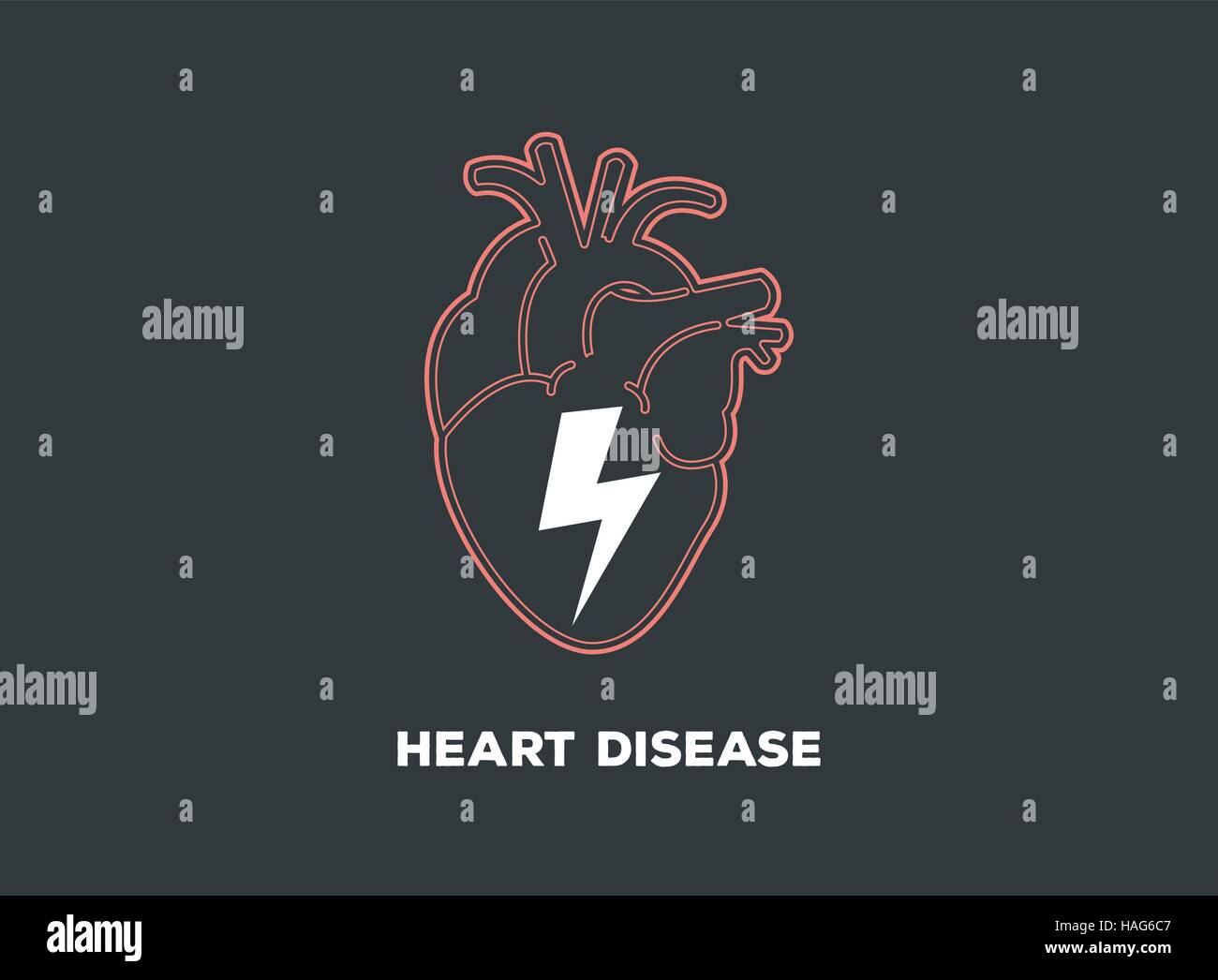 heart disease logo vector icon symbol Stock Vector Image & Art - Alamy