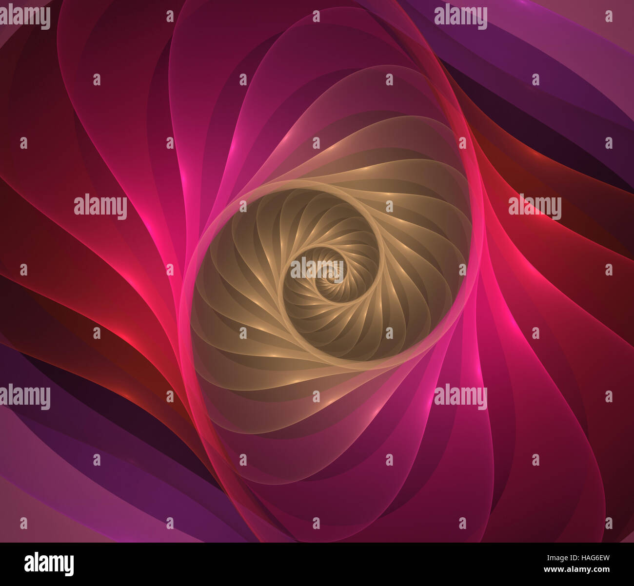 Abstract fractal 3d shape computer generated image Stock Photo - Alamy