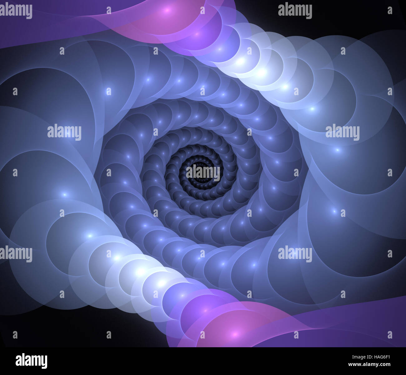 Abstract fractal 3d shape computer generated image Stock Photo - Alamy