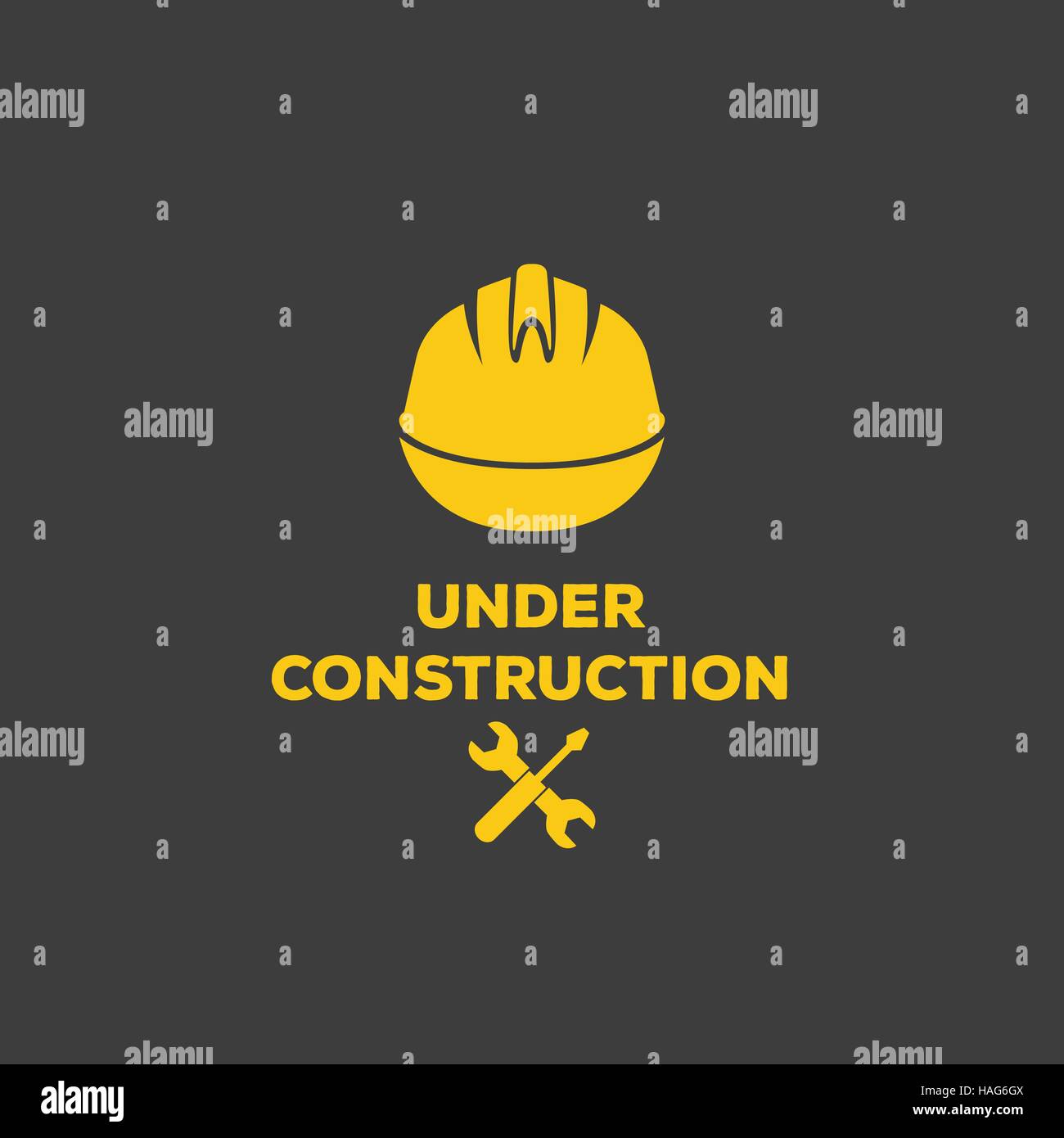 under construction logo vector Stock Vector Image & Art - Alamy