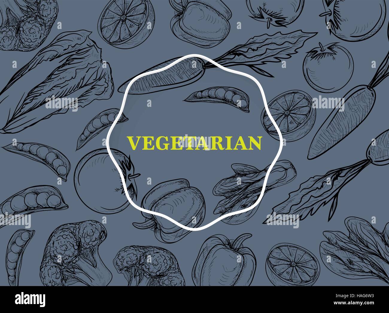 vegetarian logo vector design template Stock Vector Image & Art - Alamy