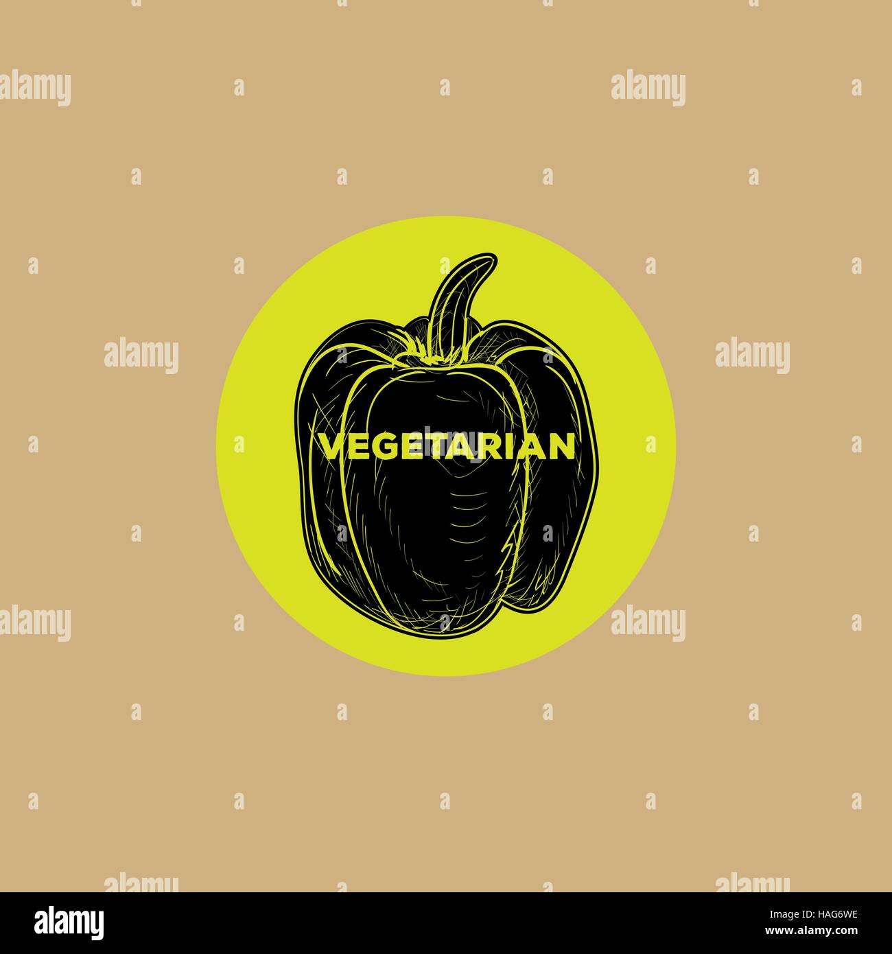 vegetarian logo vector design template Stock Vector Image & Art - Alamy